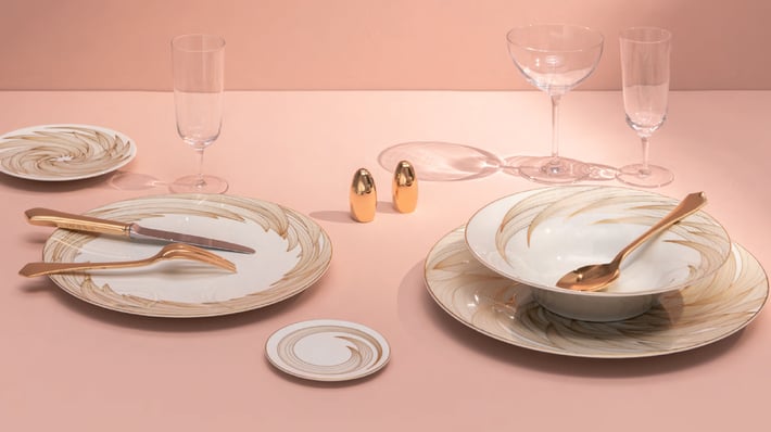 Raynaud porcelain: luxury French Limoges dinnerware - MDMAISON